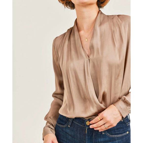 RESET BY JANE | Tops | New Reset By Jane Wren Bodysuit In Mocha | Poshmark